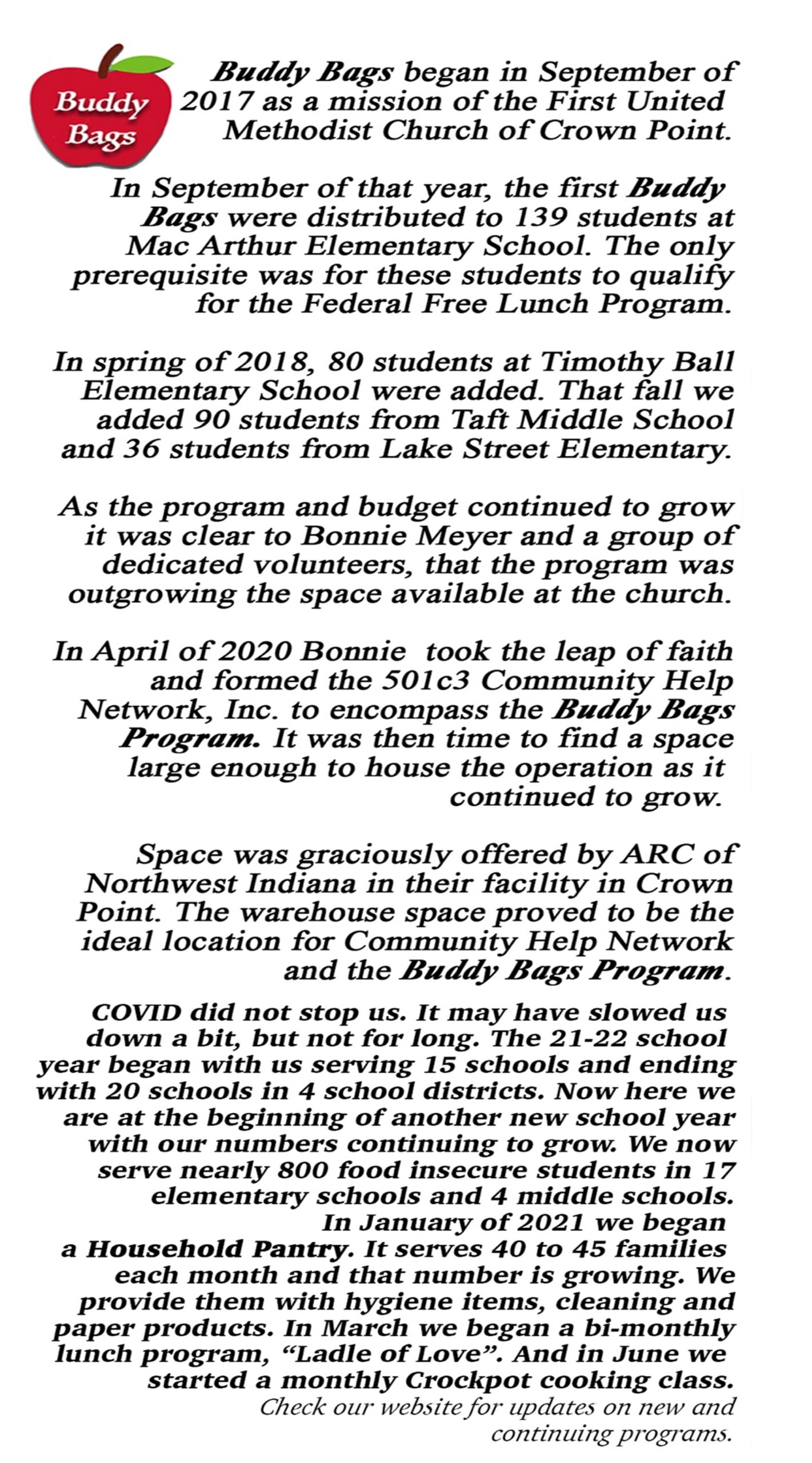 Community Help Network – Crown Point